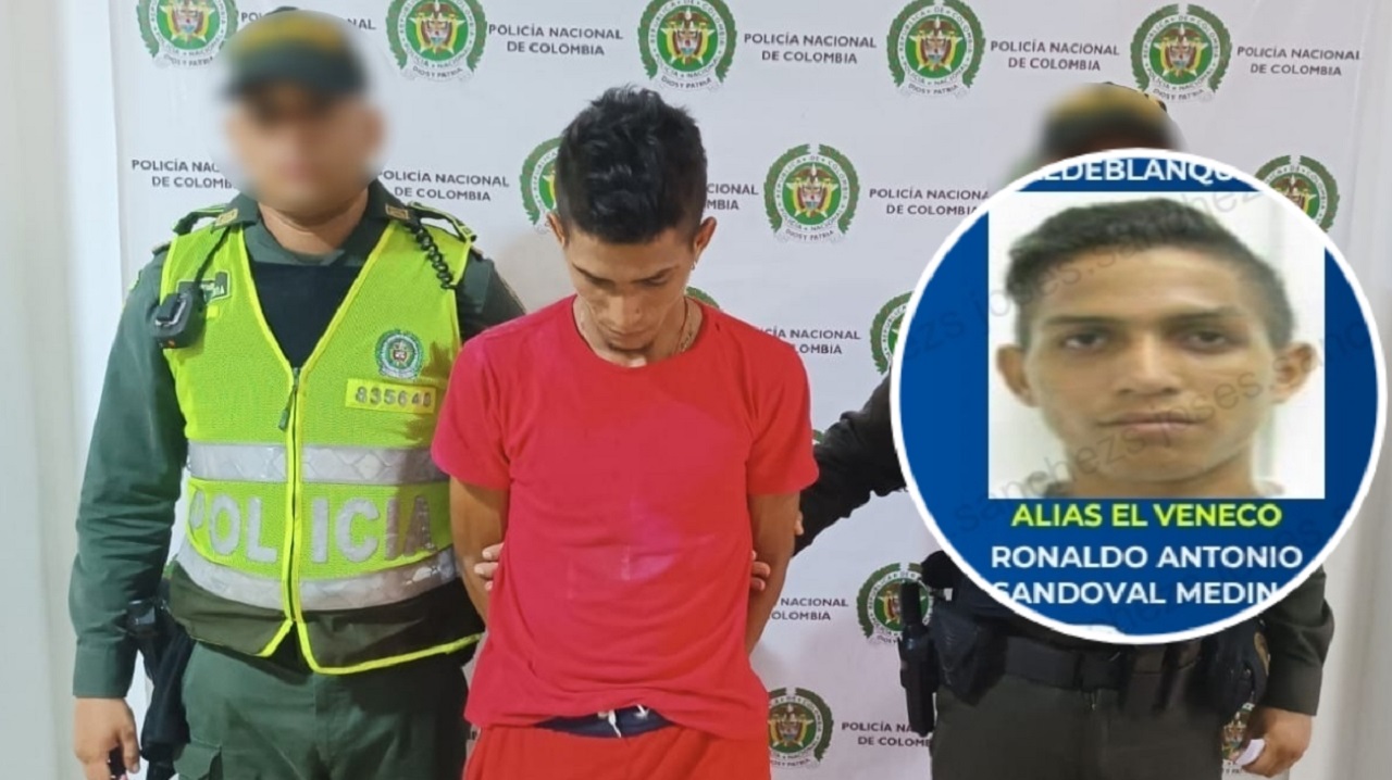 Capturan a alias el Veneco en Luruaco: era uno de los más buscados en ...