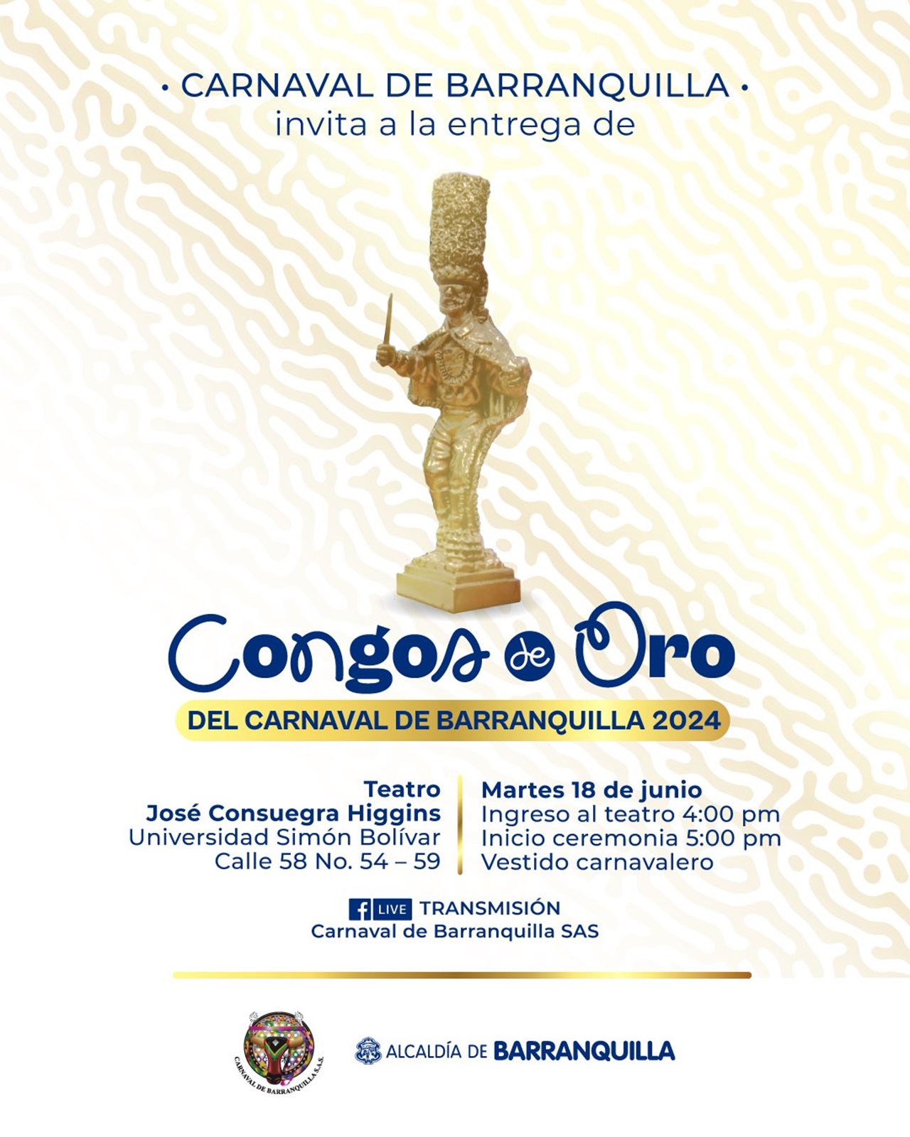 Con 210 Congos de Oro y 20 reconocimientos más, exaltarán desempeño de ...