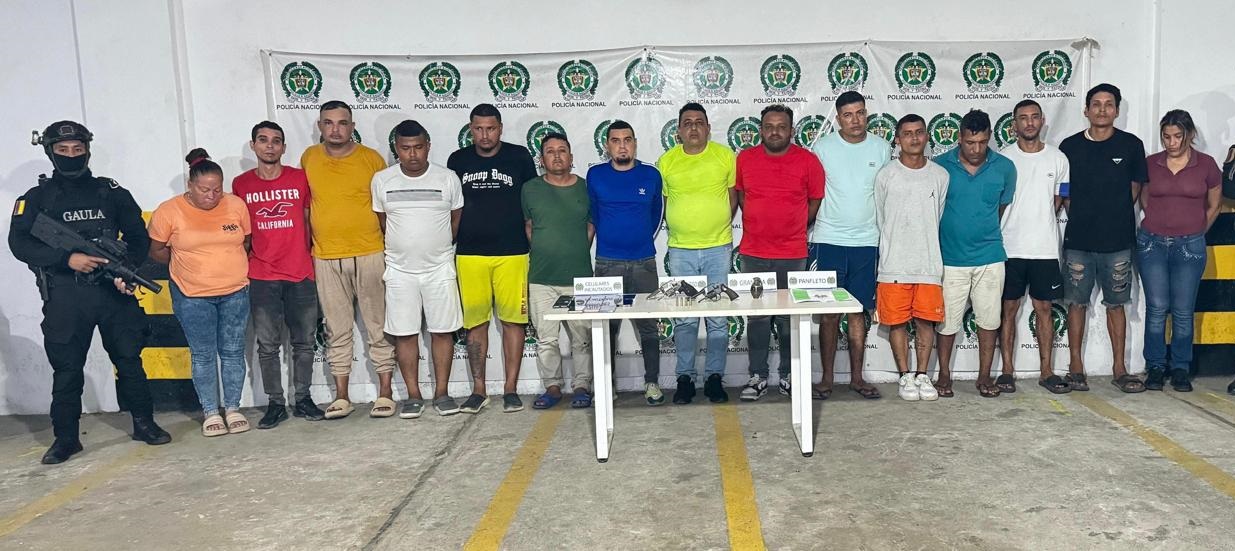 Así capturaron a 15 presuntos miembros del Clan del Golfo en ...