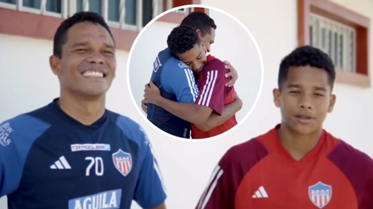 "Un sueño hecho realidad para los Bacca": papá e hijo compartieron su ...
