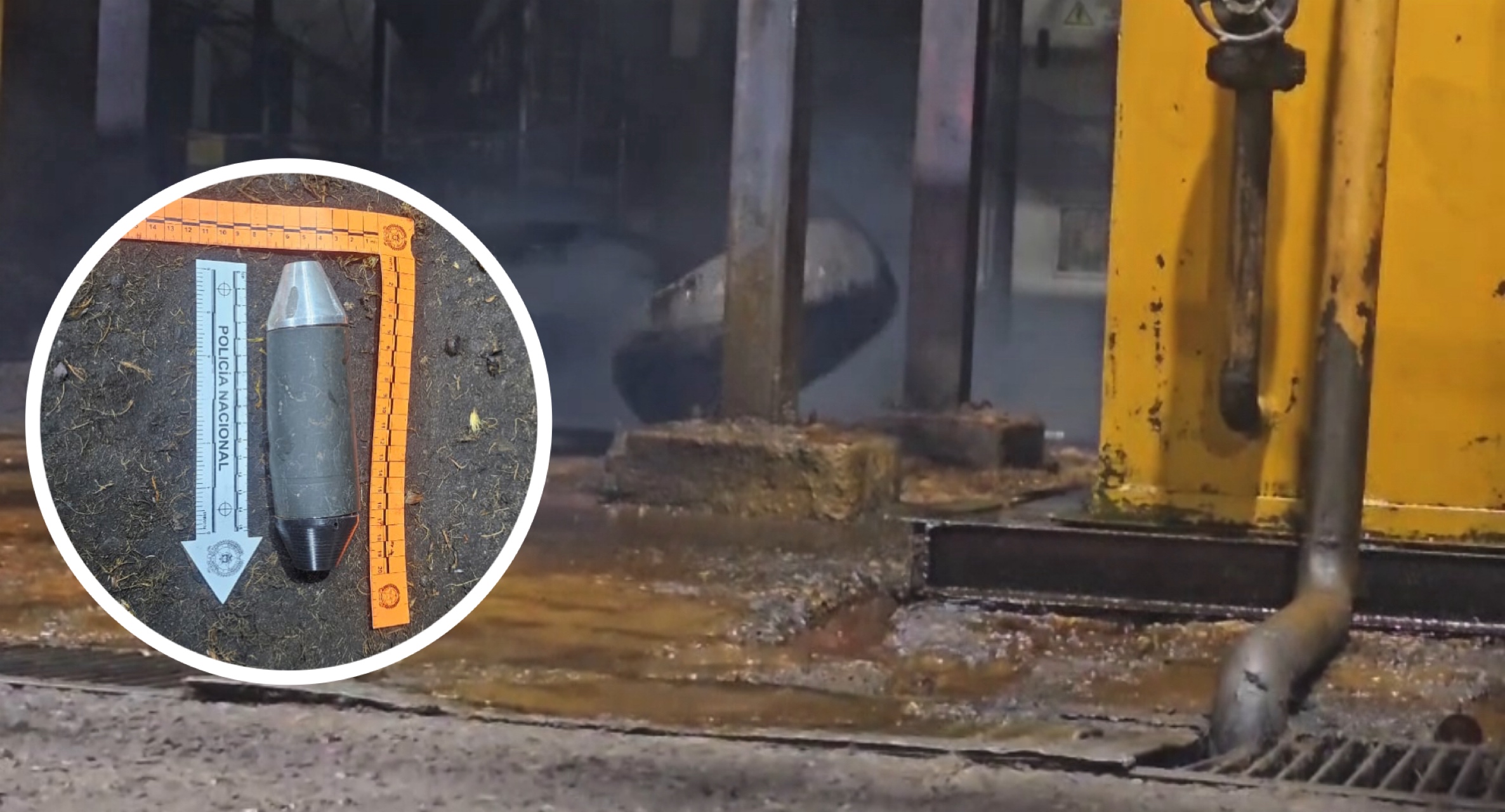 Desde dron habrían lanzado artefactos explosivos improvisados a fábrica ...