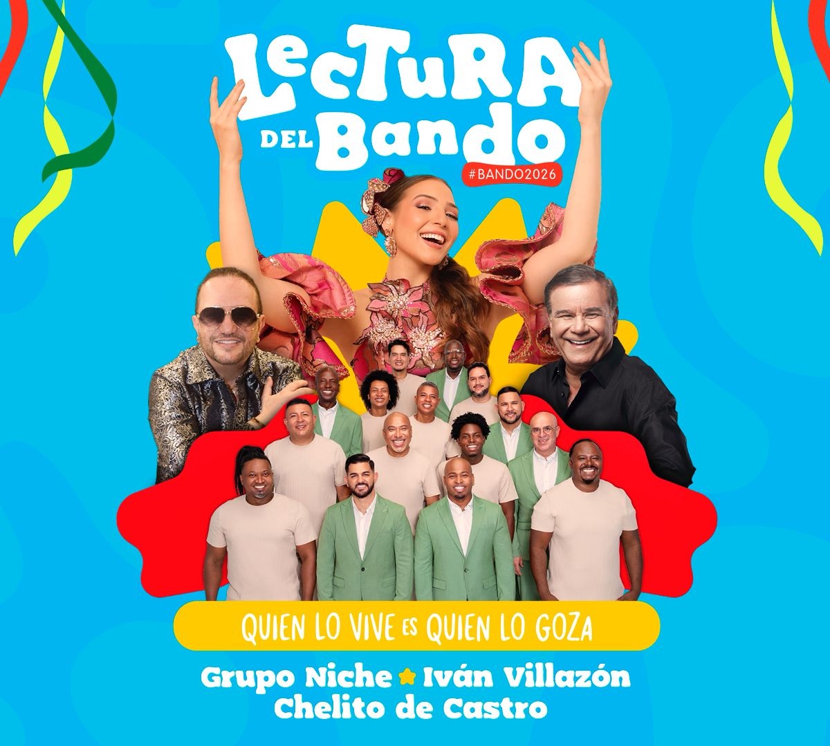 Lectura del Bando 2026: esta es la nómina de lujo que formará la fiesta ...